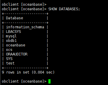 「OceanBase 4.3」odb demo 快速体验 OceanBase 社区版-数据库技术博客-OceanBase分布式数据库