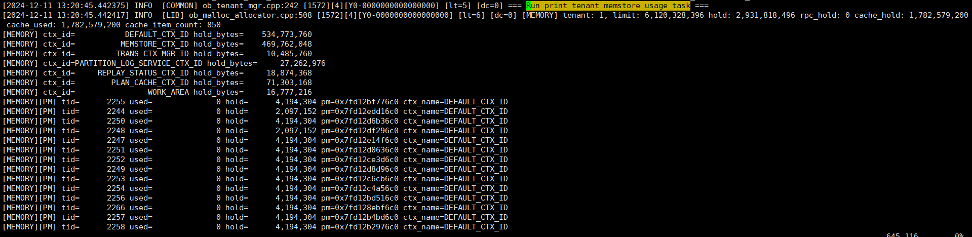 【SIG 共建】使用obdiag挖掘日志中OB内存模块的内存使用趋势-数据库技术博客-OceanBase分布式数据库