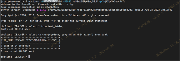 v3.2.3下对全局临时表使用时，sys租户的一些操作测试-数据库技术博客-OceanBase分布式数据库