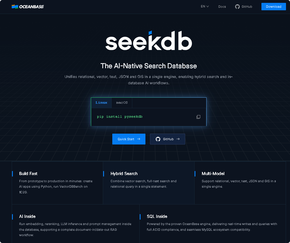 基于SeekDB打造多模态论文问答系统-数据库技术博客-OceanBase分布式数据库